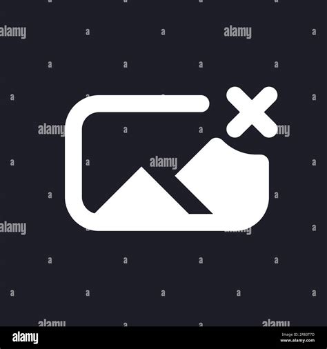 Remove Photo File White Pixel Perfect Solid Ui Icon Stock Vector Image Art Alamy