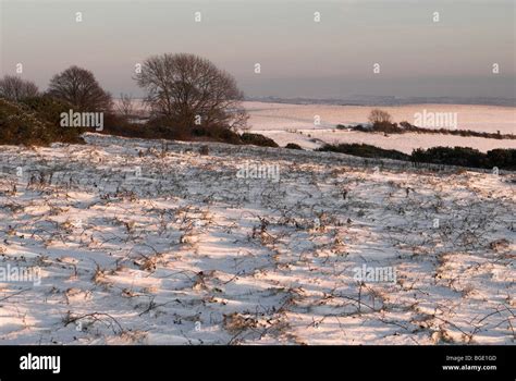 Snow Comes To The South Downs National Park And The Ancient Iron Age