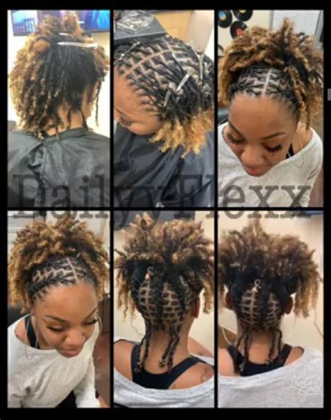 5 Ways To Control Frizzy Locs Thick Starter Locs Short Locs