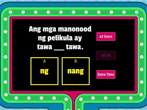 Wastong Gamit Ng Ng At Nang Sir Kit Gameshow Quiz