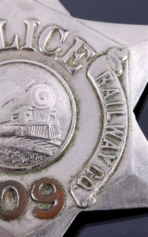 Original Rock Island Railway Co Police Badge