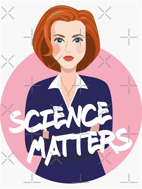 The X Files Dana Scully Sticker For Sale By Franbassino Redbubble