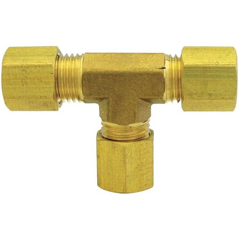 Dominion 3 8 Brass Compression Tee Home Hardware