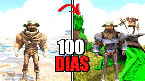 ¡sobrevivo 100 Dias En Ark Survival Evolved En Hardcore 6 Youtube
