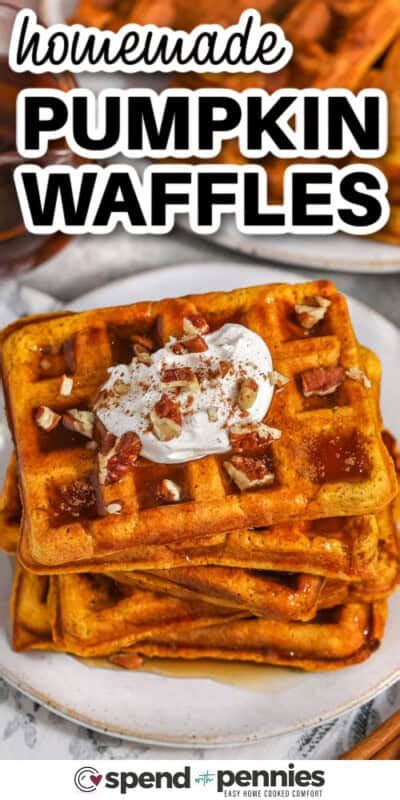 Pumpkin Waffles Spend With Pennies
