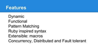 Introducing Elixir Ppt