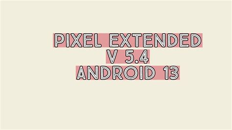 Pixel Extended V Android Poco M Redmi T Youtube