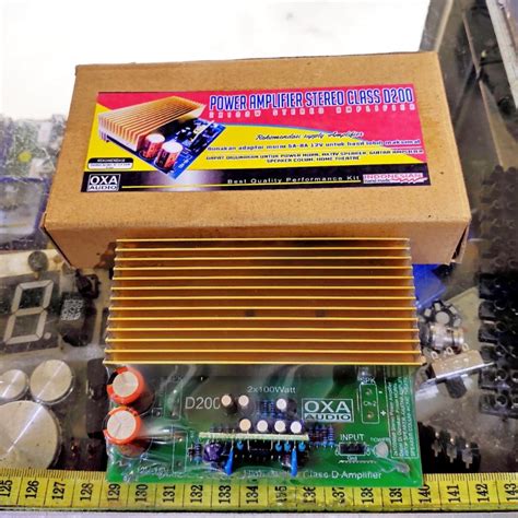 Jual Kit Power Amplifier Stereo Class D200 Classd Class D 200 Dc