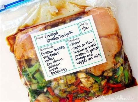 Place Everything In Freezer Bag Freeze Until Ready Then Dump In
