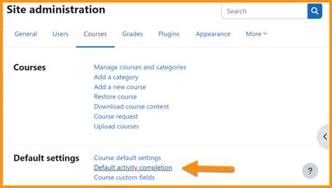 Archivo Admincoursedefaultsettings Png Moodledocs