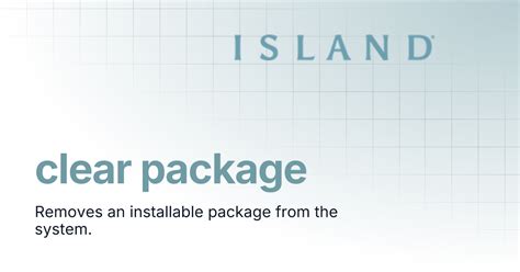 Clear Package Island Router Documentation
