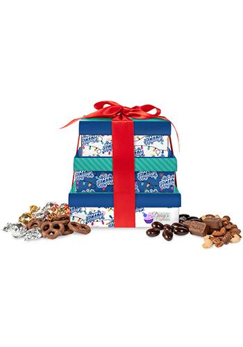 Personalized Rectangle Chocolate Tower Box Cigtr01 Discountmugs