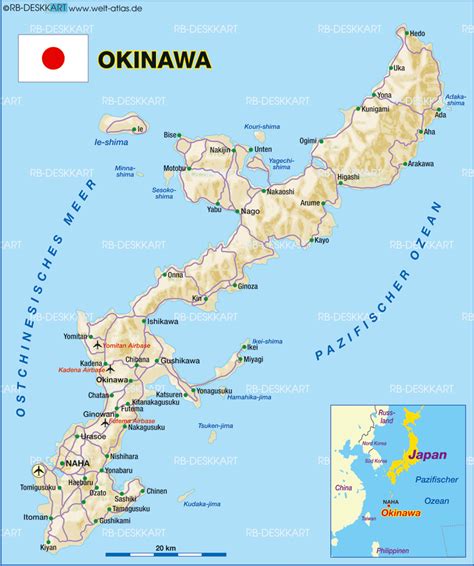 Map Of Okinawa Japan Map Of Japan Highlighting Okinawa Historical