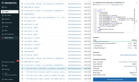 get to know databricks sql query profile databricks blog