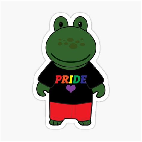 Pride Froggy Sticker For Sale By Cameron Castle Redbubble