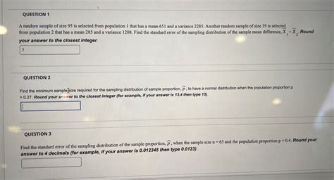 Solved Find The Minimum Sample Size Required For The Chegg