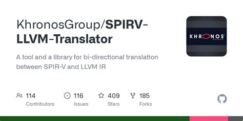 Issues · Khronosgroup Spirv Llvm Translator · Github