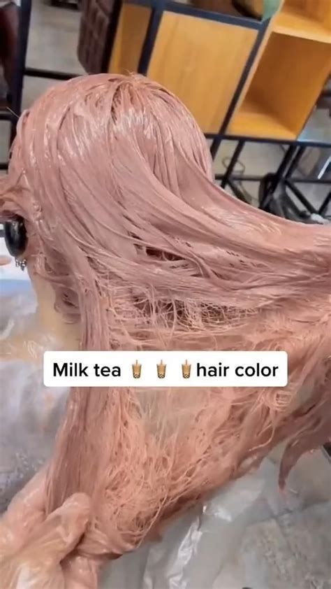 Milk Tea Hair Color Beat The Heat With This Cool Color Hair Color