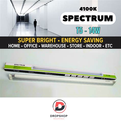 Dp T5 Spectrum Fluorescent Tube Light 14w 4100k Shopee Philippines