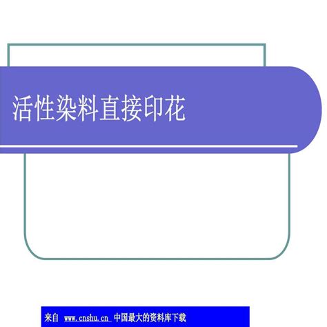 生产工艺技术管理活性染料直接印花ppt 38施工文档土木在线
