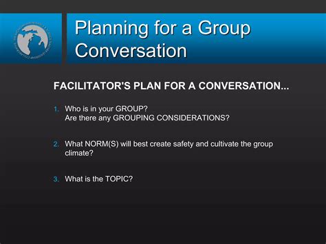 Facilitating Group Conversations Pptx