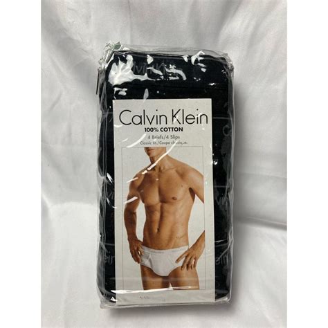 Nip Calvin Klein Mens Cotton Briefs 4 Pack Classic Depop