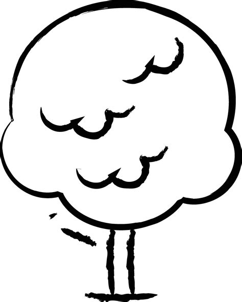 Tree Hand Drawn Vector Illustration 35501120 Vector Art At Vecteezy