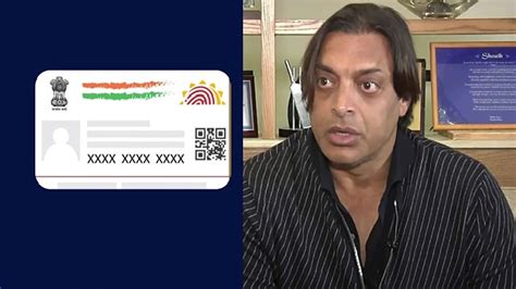 Shoaib Akhtar Ind Vs Pak I Have An Aadhaar Card Former Pakistan Fast