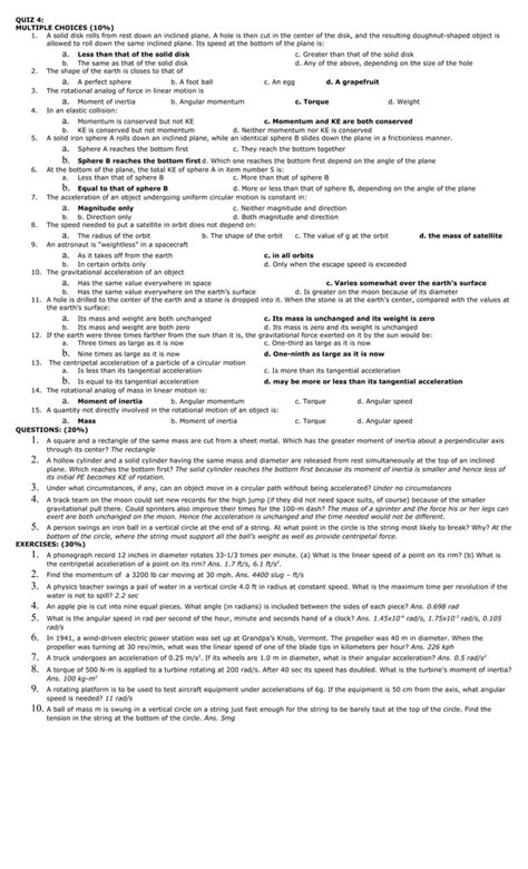 Quiz 4 Ece A PDF