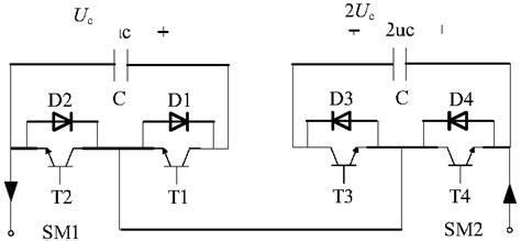 Mmc Converter Submodule Circuit With Direct Current Fault Self Clearing