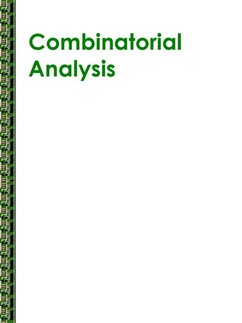 6 Combinations And Permutations Pdf Mathematics Mathematical Concepts