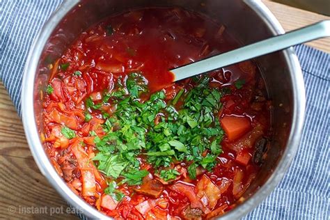 Instant Pot Borscht Recipe Beet Soup