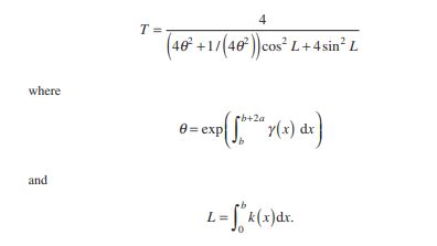 Solved In The Wkb Approximation Show That The Tunneling Probability For Answer