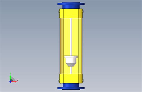 Lzb 100 玻璃转子流量计solidworks 2018模型图纸下载 懒石网