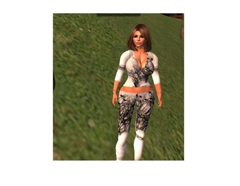 Second Life Marketplace Outfit Wite And Black