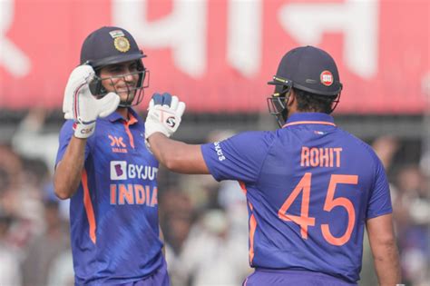 Rohit Sharma Shubman Gill Score 100 Each In Indore Between India Vs