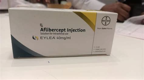 Aflibercept 40mg Ml Liquid Eylea 40mg Ml Injection For Clinical