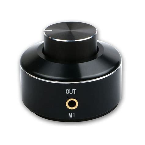 Analog Volume Control Within A Beautiful Sturdy Aluminium Alloy Housing