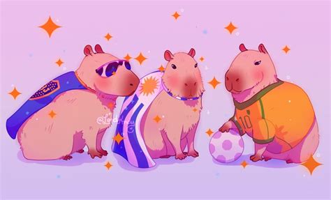 Capybaras Lordkndy Hamsters Fofos Fotos De Capivara Capivara Desenho
