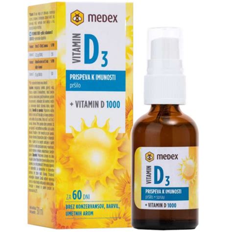Витамин Д Спрей Medex 30 мл Аптека Детелина