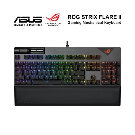 Asus Rog Strix Flare Ii Mechanical Gaming Keyboard Hz Polling Rate Rog Nx Mechanical