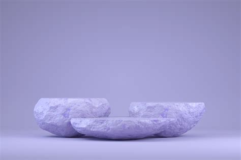 빈 바위 돌 콘크리트 연단 받침대 스탠드 전시 무대 제품 프리젠 테이션 3차원 형태에 대한 스톡 사진 및 기타 이미지 3차원