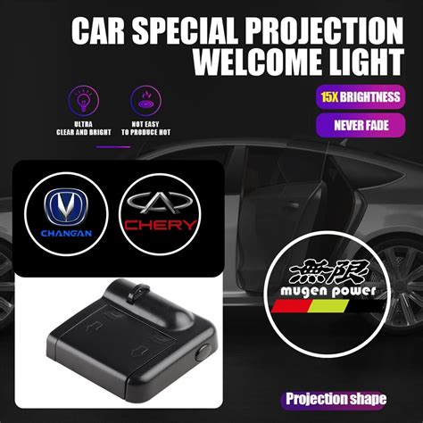 무선 자동차 도어 엠블럼 웰컴 램프 레이저 조명 프로젝터 로고 분위기 스코다 옥타비아 3 2 파비아 코디아크 예티 스칼라용 1 개 Aliexpress