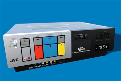 Old School Vcr Free 3d Model By Deepred
