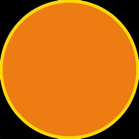 Clip Art Of Orange Circle Free Image Download