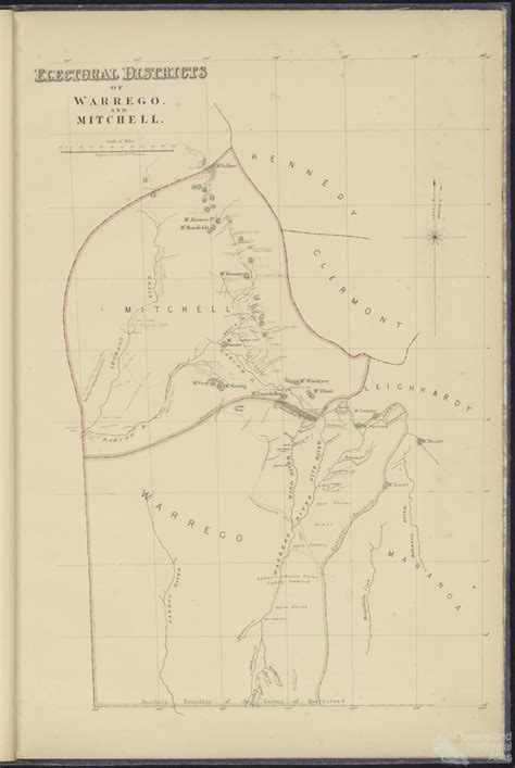 Electoral Districts Of Warrego And Mitchell Queensland Historical Atlas