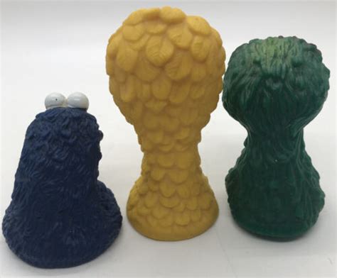 Sesame Street Finger Puppets Vintage Lot Of 3 4705053337