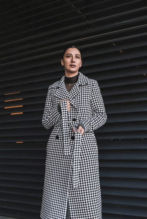 Palton Pepit Cu Cordon Urban Collection Ana Clothing