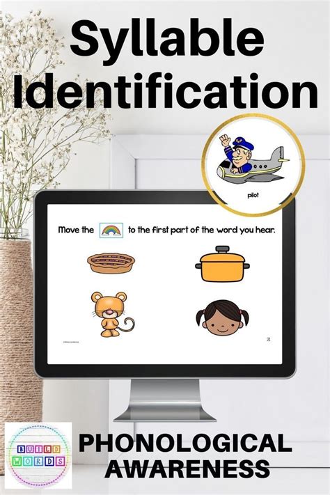 Syllables Blending And Segmenting With Pictures Two Syllable Words