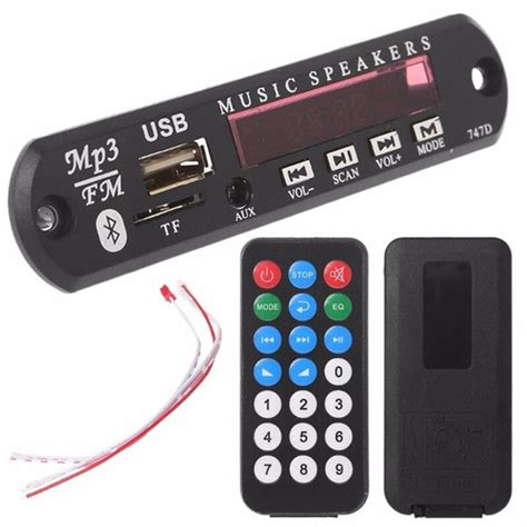 Wireless Bluetooth Remote Mp3 Wma Decoder Board O Grandado